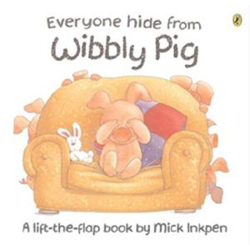 Everyone hide from Wibbly Pig - The Learning Basket