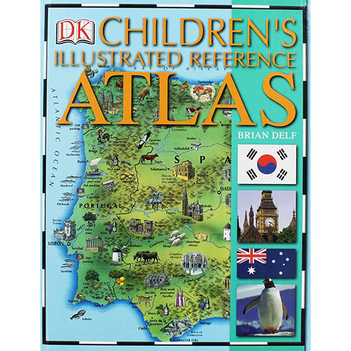 Children's Illustrated Reference Atlas (Hardcover) - The Learning Basket